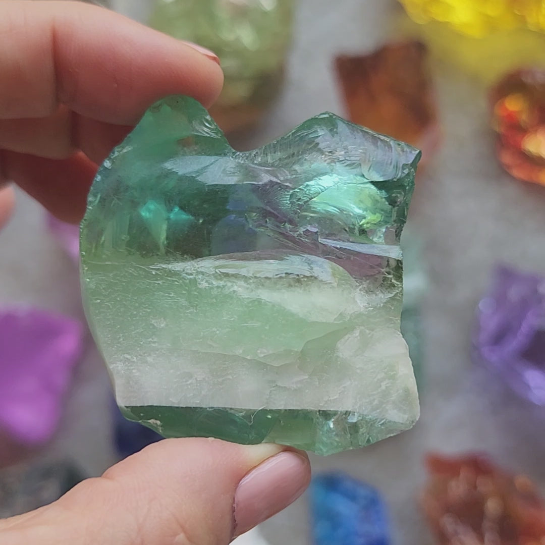 Green & White Andara Altar Piece by Andara Temple