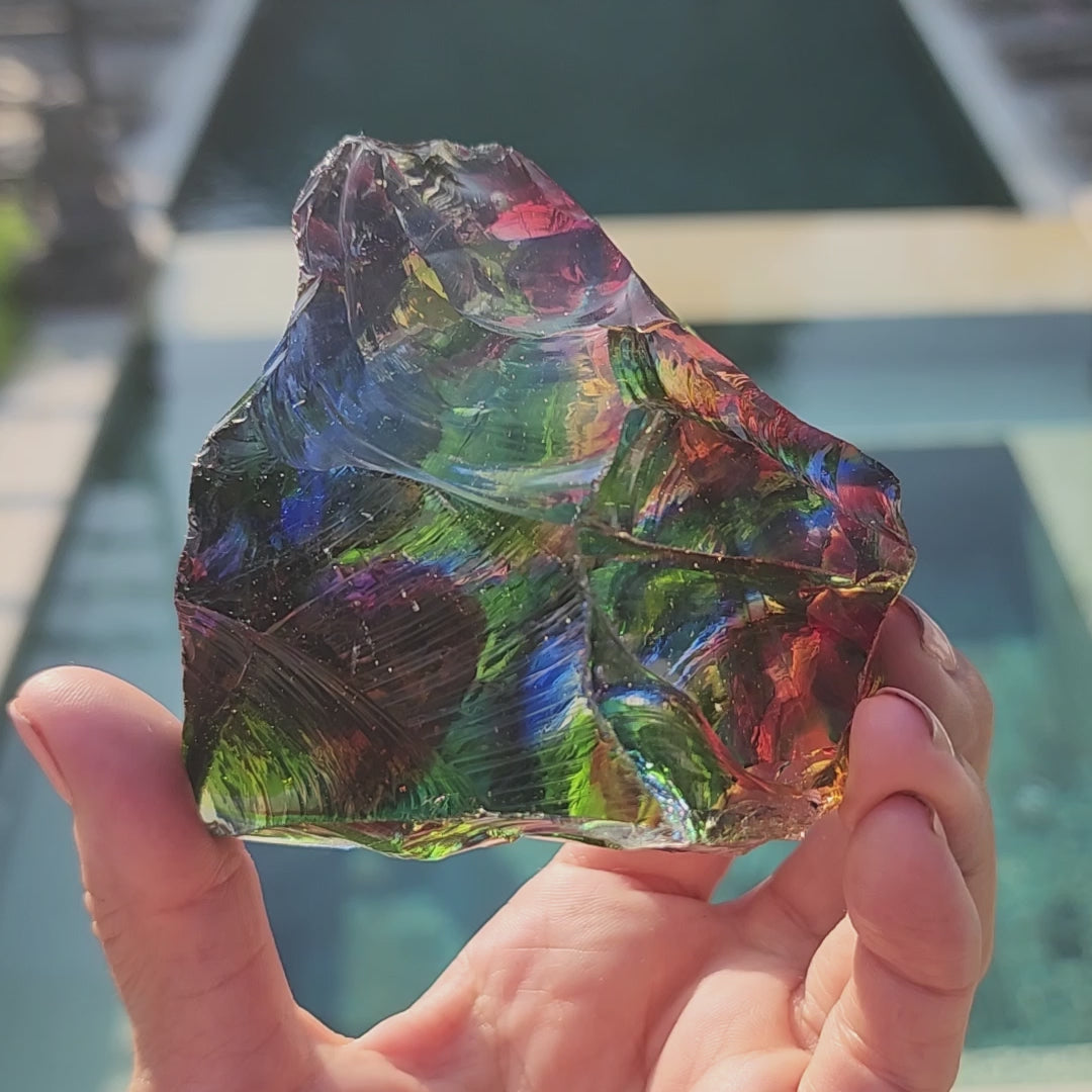 Rainbow crystal Andara Altar Piece by Andara Temple