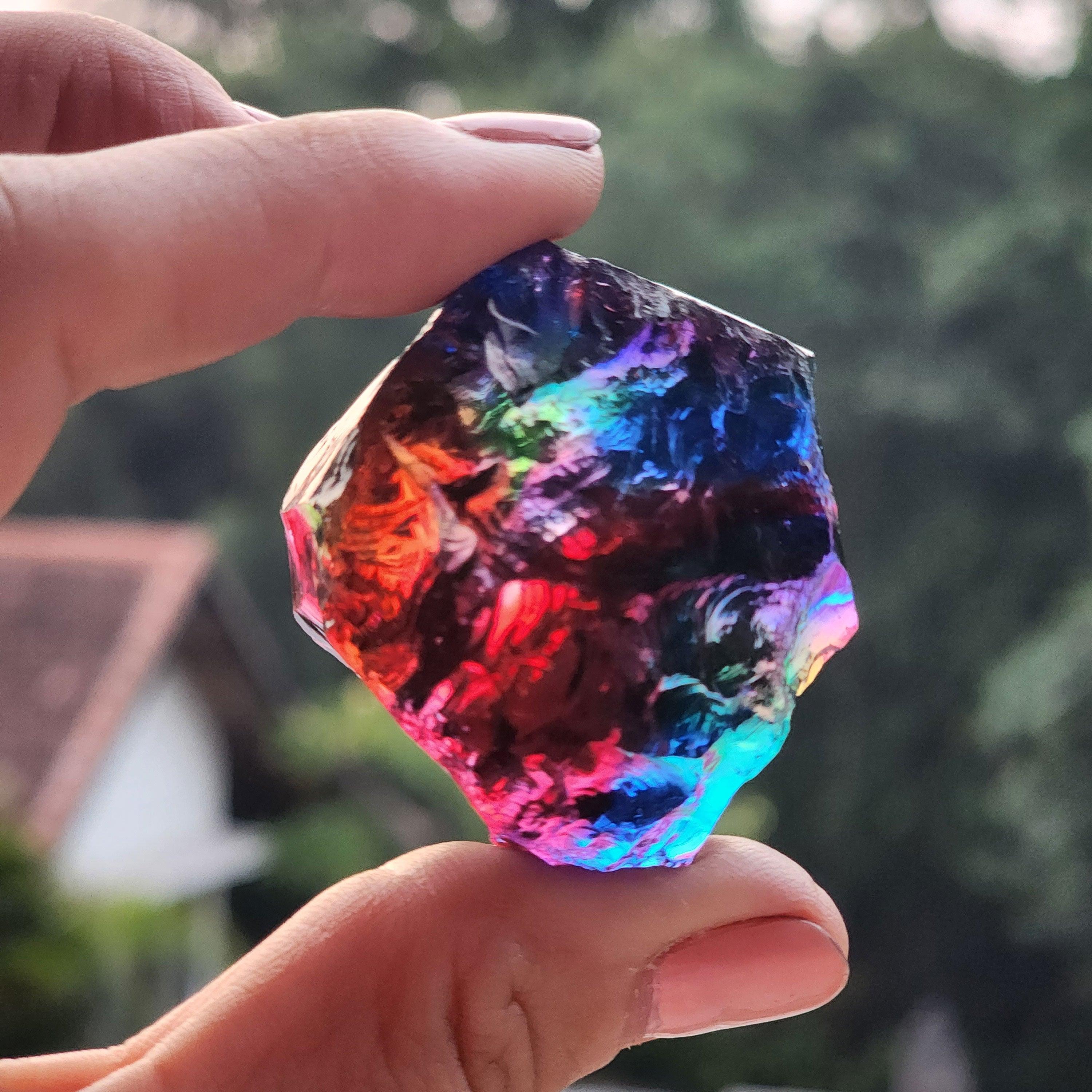 Exquisite Baby Rainbow Andara Crystal for Spiritual Healing by Andara ...